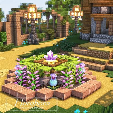 Minecraft Flower Bed