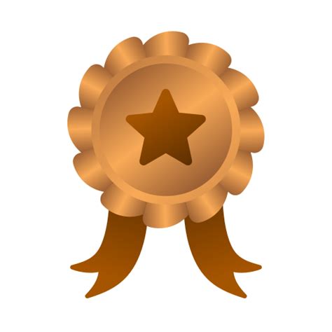 Bronze Badge Generic Gradient Fill Icon