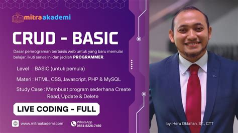 Cara Paling Mudah Membuat Crud Dengan Html Css Javascript Php Dan