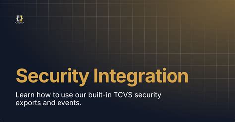 Security Integration
