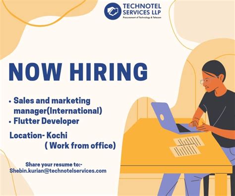Technotel Services Llp On Linkedin We Are Hiring For Our Client Position Sales And Marketing