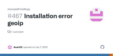 installation error geoip · issue 467 · microsoft msticpy · github