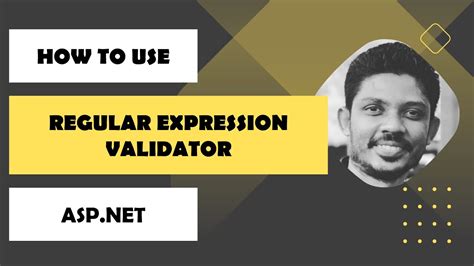 How To Use Regular Expression Validator In Aspnet In Hindi Youtube