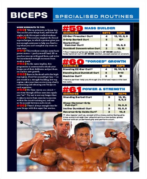 bodybuilding excel templates a bodybuilding program is designed to