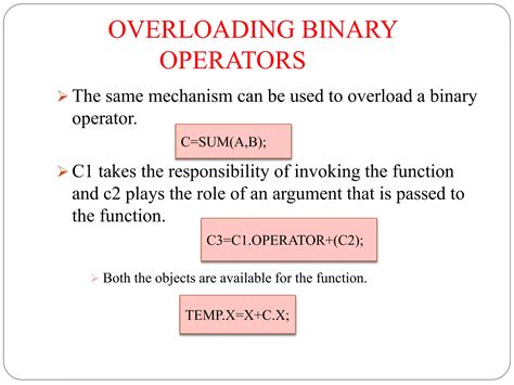 Operator Overloading And Type Conversion In Cpp Pptx