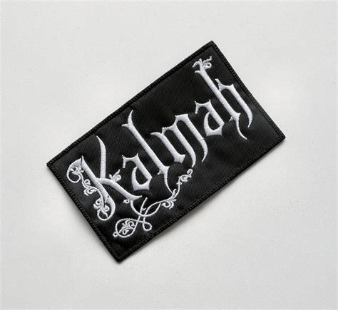 Naszywka Haftowana Kalmah Logo White Razorray