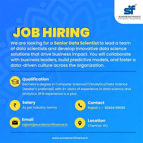 Sundaram Finance On Linkedin Sundaramfinance Hiring