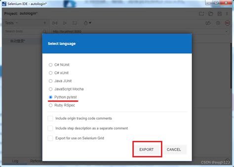 Pythonselenium代码太难写，那就自动生成吧selenium 写代码 Csdn博客