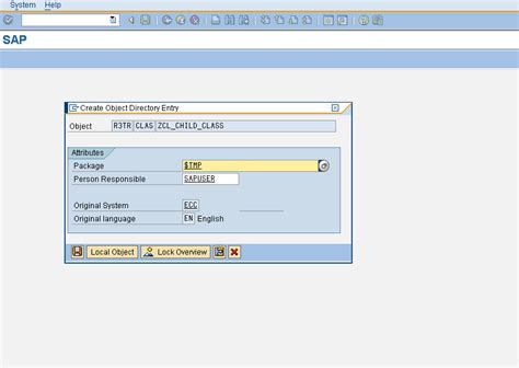 Sap Tech Global Class Inheritance