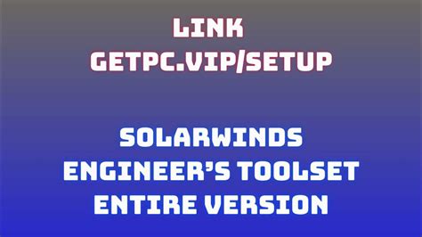 🔸solarwinds Engineers Toolset👍 How To Install 💻pclaptop Tutorial