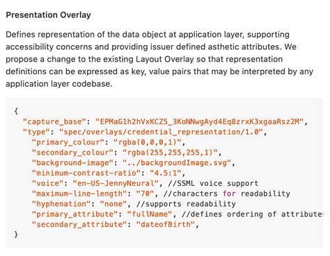 OCA Presentation Layer Issue THCLab Oca Ecosystem GitHub