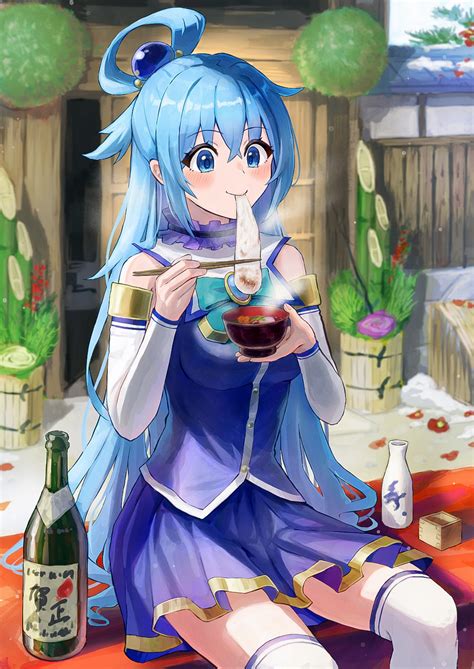 Aqua Konosuba Kono Subarashii Sekai Ni Shukufuku Wo Image By