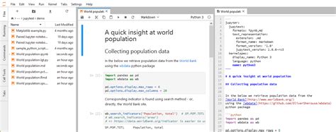 Side By Side Editing Of Notebook And Markdown In Jupyterlab · Issue