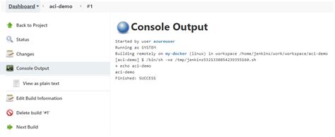 Tutorial Use Azure Container Instances As A Jenkins Build Agent