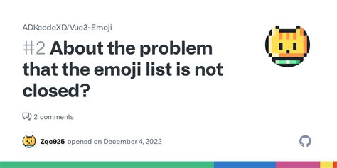 About The Problem That The Emoji List Is Not Closed · Issue 2