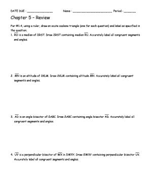 Fillable Online Chapter Review Geometry Fax Email Print PdfFiller