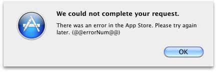 Fix Mac App Store Error ErrorNum