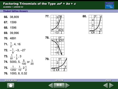 Ppt Factoring Trinomials In Algebra Lesson 9 6 Powerpoint