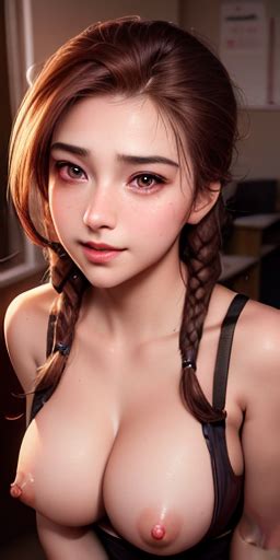 Rule 34 1girls Ai Generated Bra Braid Brown Hair Long Hair Medium Breasts Oc Original Original