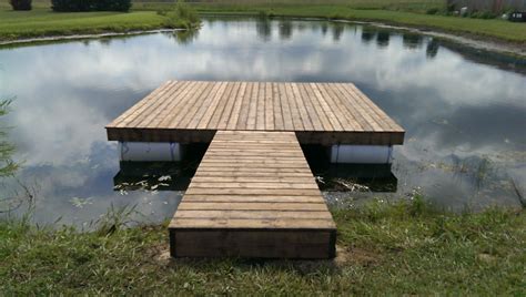 Floating Dock Completed Floating Dock Diy Dock Building A Dock