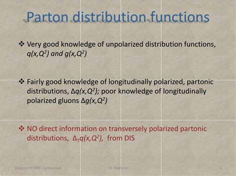 Ppt Overview On Transverse Momentum Dependent Distribution And Fragmentation F Unctions