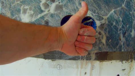 Сверление тех отверстий в уже приклеенной плитке Youtube