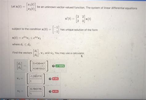 solved let x t a t 22 t ] be an unknown vector valued