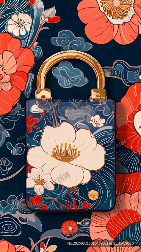 Ai创作图花卉设计 手提包艺术 包包时尚 传统图案 中国风 手提包包装 花卉包装 包装设计 时尚包包 手袋潮流 包袋艺术 包装艺术设计 手提包设计 昵图网