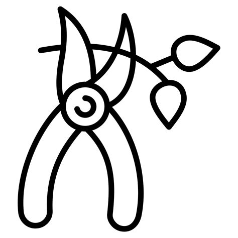 Plant Pruning Icon Line Vector Illustration 37372109 Vector Art At Vecteezy