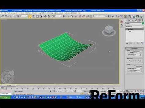 Ds Max Tutorial Bend Modifier Design ReForm YouTube