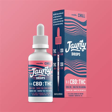 Chill Drops Cannabis Oil Tincture Jaunty