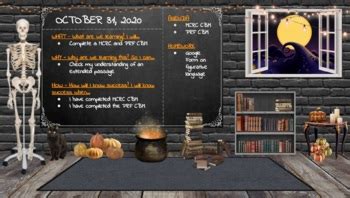 Editable Bitmoji Classroom October Google Slides By Miscellaneous Bliss