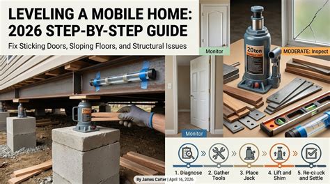 How To Level A Mobile Home Step By Step Guide 2026 Diy Sense