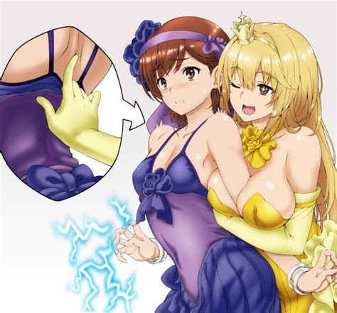 Rule 34 2020 2020s 2girls D Bangle Bangs Bare Shoulders Between