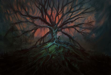 Artstation Demonic Tree