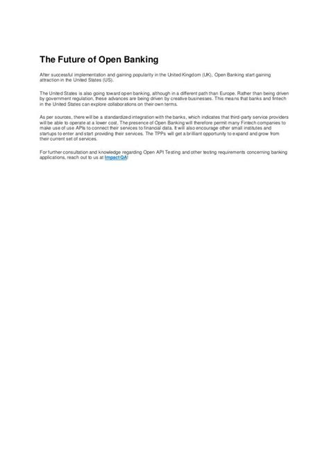 Api Testing For Open Banking Operations Pdf