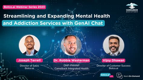 Streamlining And Expanding Mental Health And Addiction Services With Genai Chat Botco Ai