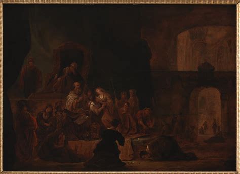 Jephthahs Daughter Being Led To The Altar By Gerrit De Wet