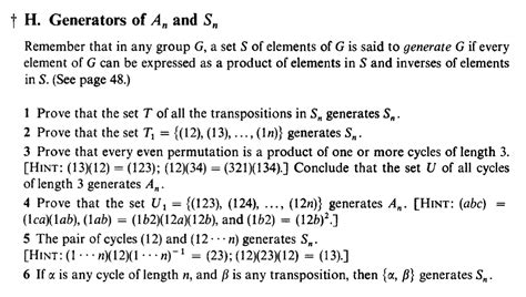 abstract algebra prove that if alpha is any cycle of length n