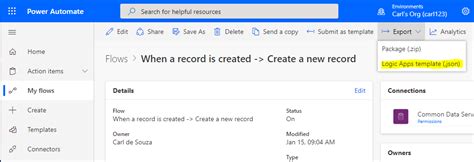 Convert Your Common Data Service Power Automate Flows To Run As Azure Logic Apps Carl De Souza