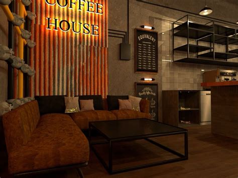 Interiordesign Finalproject Industrialrevolution Coffeeculture