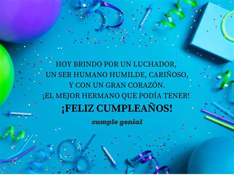 Las Mejores Tarjetas De Cumpleaños Para Un Hermano Cumple Genial