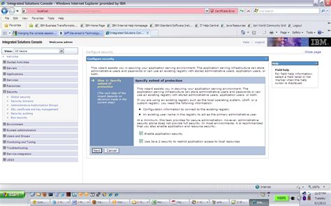 Technical Solution For You How To Enable Websphere Security After
