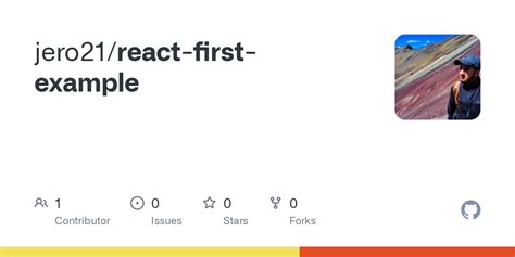 Github Jero21react First Example