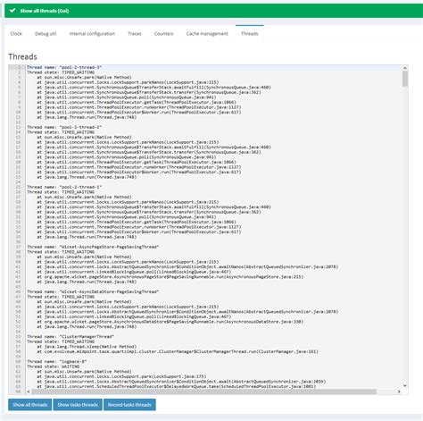 Thread Dump Collection And Inspection Evolveum Docs