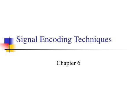 PPT Signal Encoding Techniques PowerPoint Presentation Free Download ID 5914645
