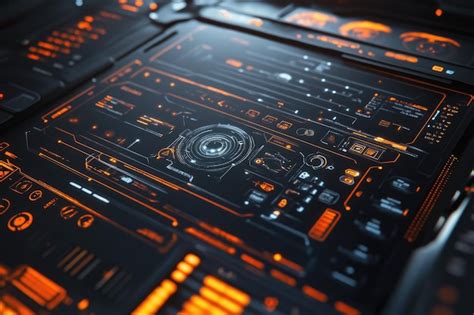 Futuristic Graphical User Interface Concept Premium Ai Generated Image