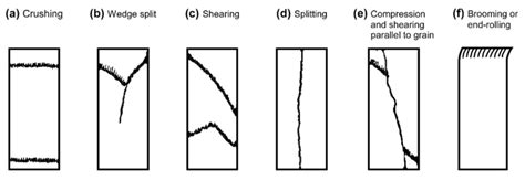 Types Of The Appearance Of Compression Failure In Lateral Surfaces Download Scientific Diagram