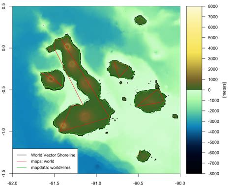 importing bathymetry and coastline data in r r bloggers