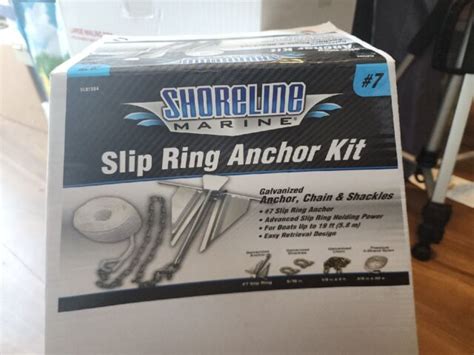 Shoreline Marine 7 Slip Ring Anchor Kit Sl91564 For Sale Online Ebay